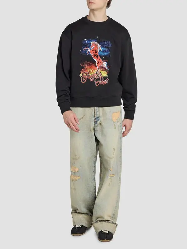 Kenzo Lucky Horses Crewneck Sweatshirt