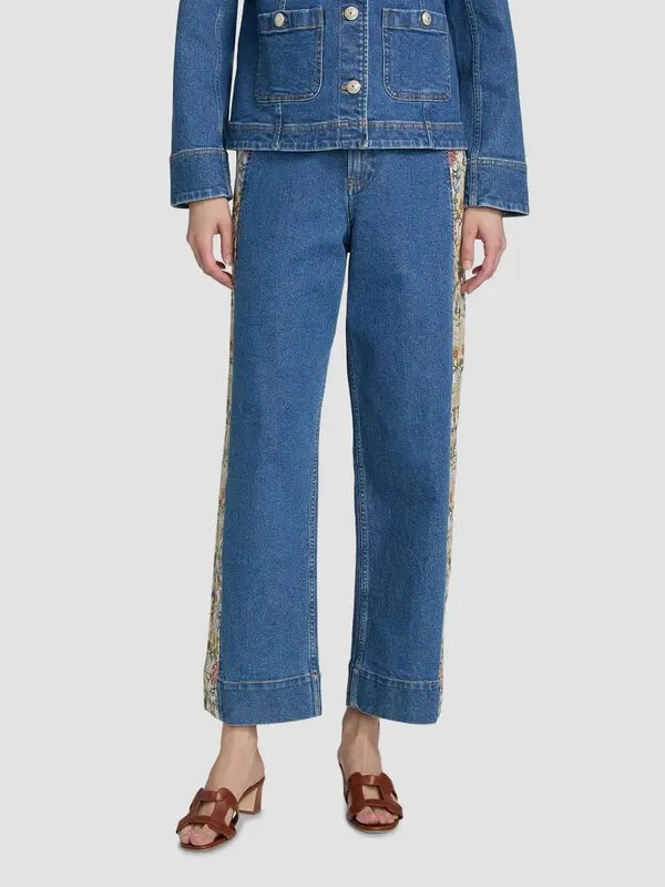Cinq À Sept Patchwork Zoe Jeans