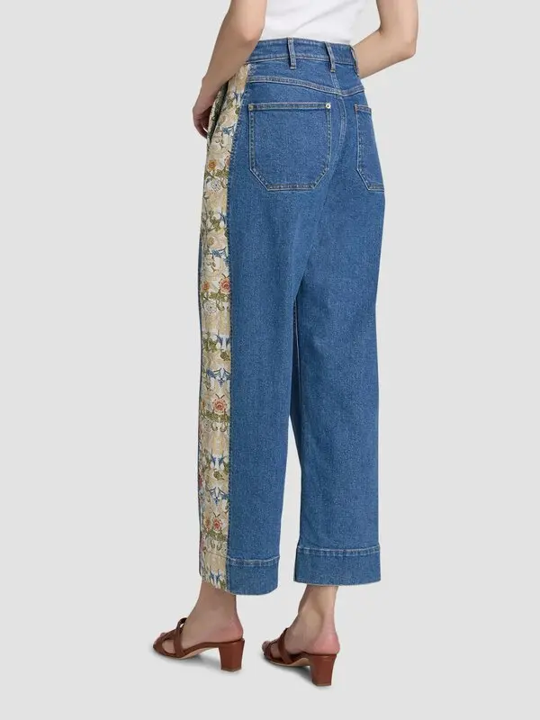 Cinq À Sept Patchwork Zoe Jeans