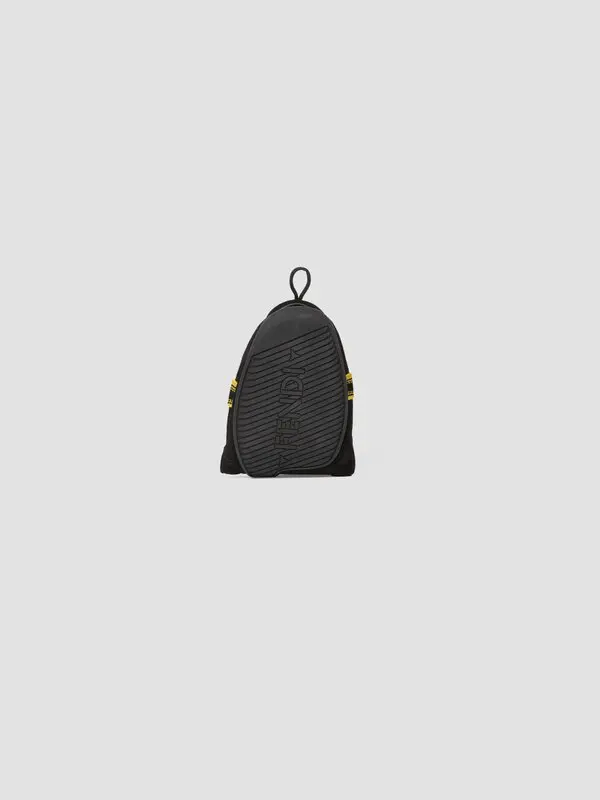 Fendi Wrap Suede & Textile Sneakers - Nero