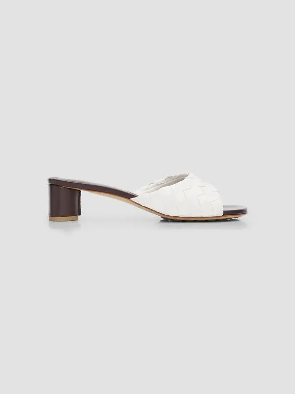 Bottega Veneta Livia 40mm Leather Mules