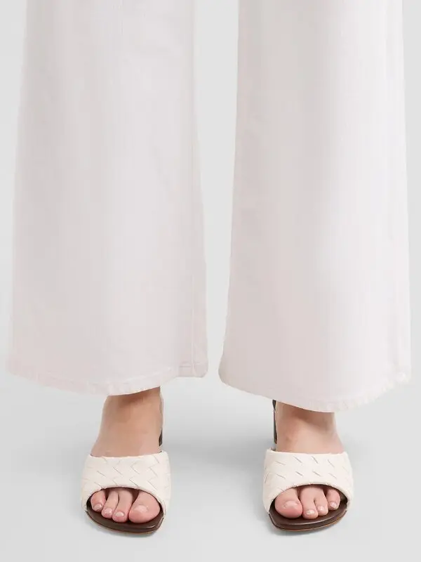 Bottega Veneta Livia 40mm Leather Mules
