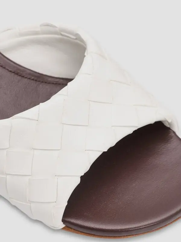 Bottega Veneta Livia 40mm Leather Mules