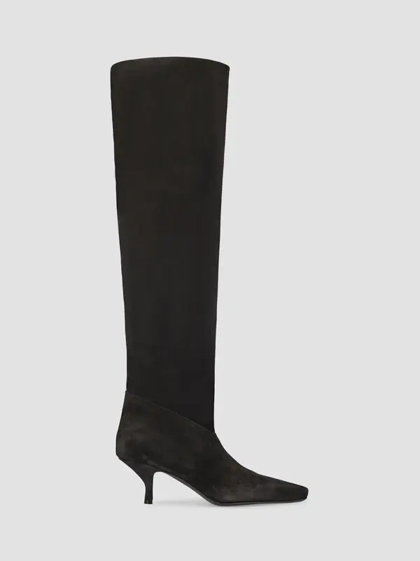 Paris Texas Rose 60mm Suede Over-the-knee Boots