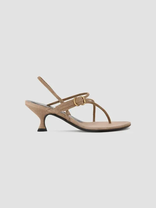 HERBERT LEVINE Starry-eyed 50mm Suede Slingback Sandals