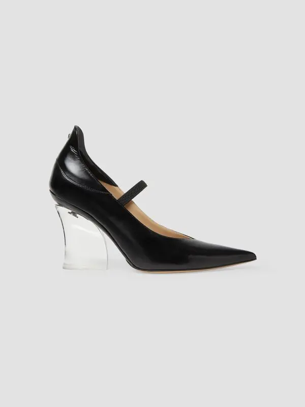 Fendi Phantom 95mm Leather Pumps