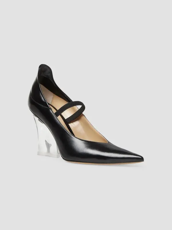 Fendi Phantom 95mm Leather Pumps