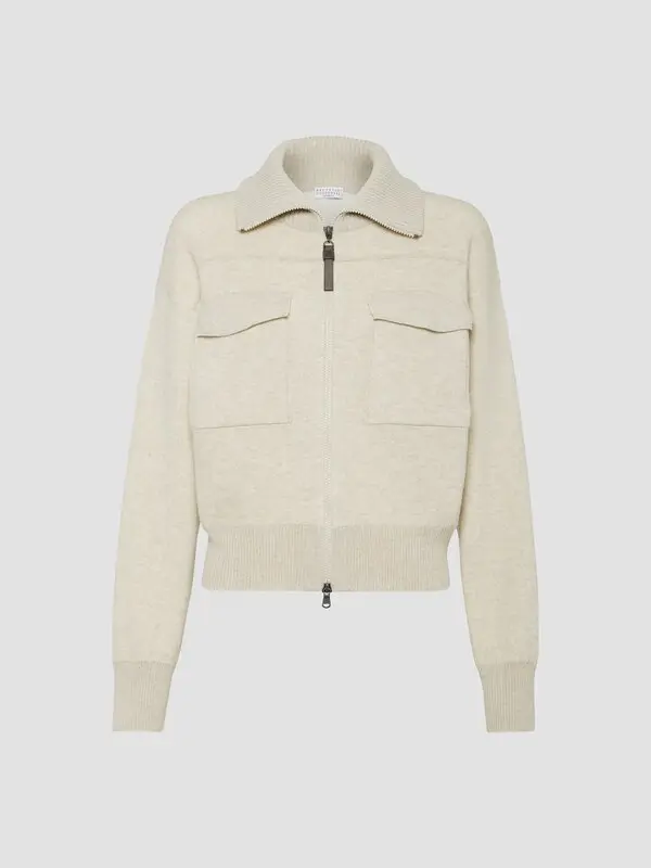 Brunello Cucinelli Cashmere Double Knit Cardigan
