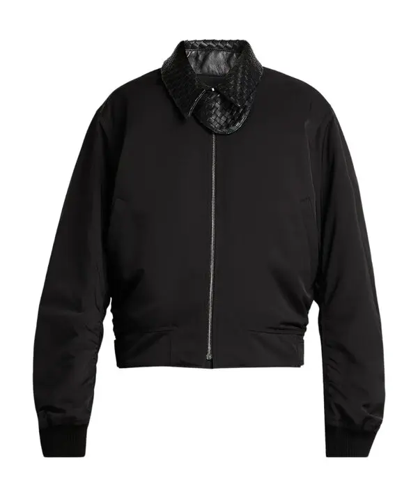 Bottega Veneta Nylon-cotton Twill Jacket - Double Black