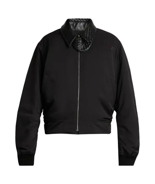 Bottega Veneta Nylon-cotton Twill Jacket - Double Black