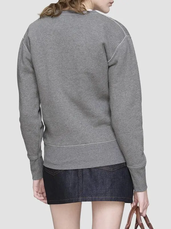 MARC JACOBS X A.P.C. Marc Jacobs X A. P.c. Ny Crewneck Shrunken-fit Sweatshirt