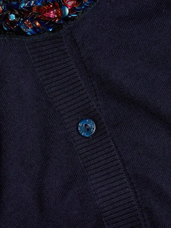 Etro Jeweled Neckline Cardigan