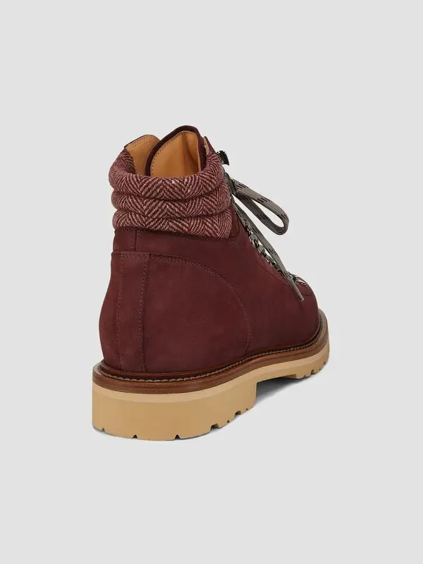 Brunello Cucinelli Leather Hiking Boots