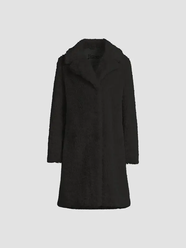 Herno Curly Faux-fur Coat