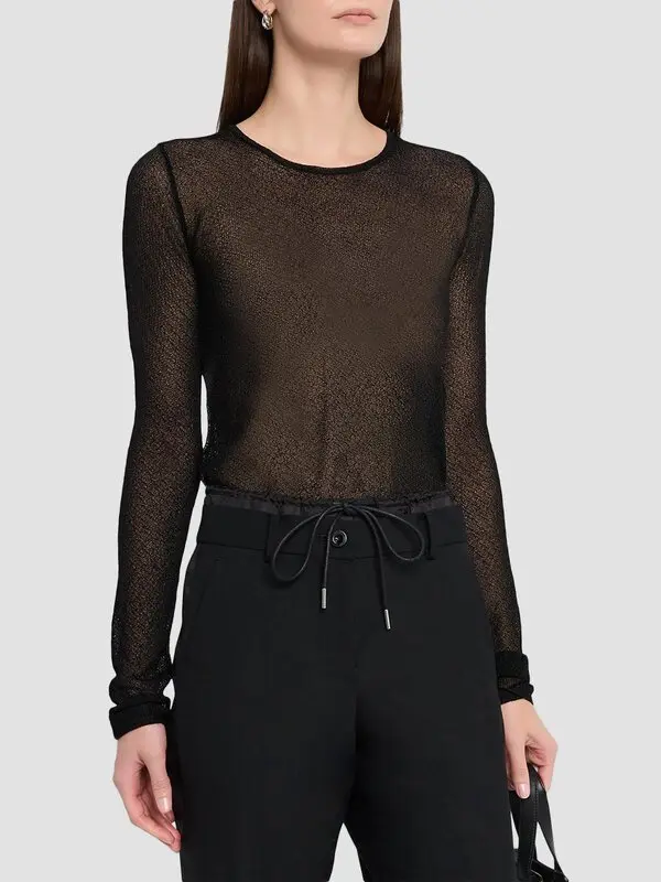 GOLDEN GOOSE Journey Nella Slim Semi-sheer Top