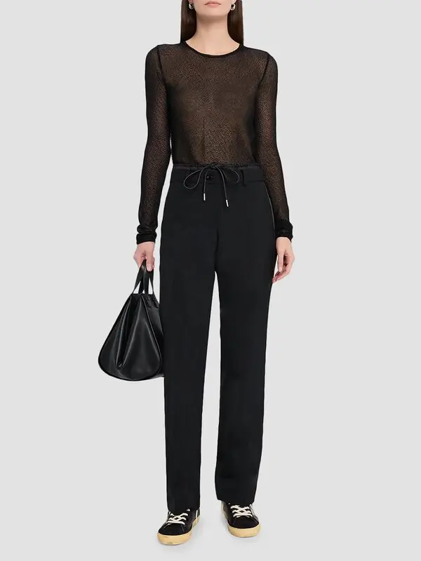 GOLDEN GOOSE Journey Nella Slim Semi-sheer Top