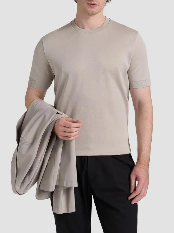 Herno Cotton Jersey Crewneck T-shirt
