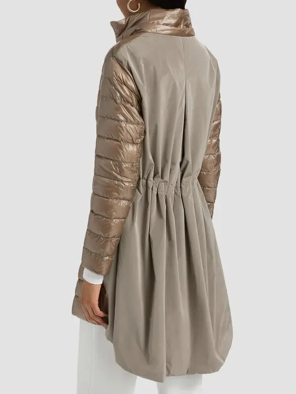 Herno Shiny Nylon High-low Jacket