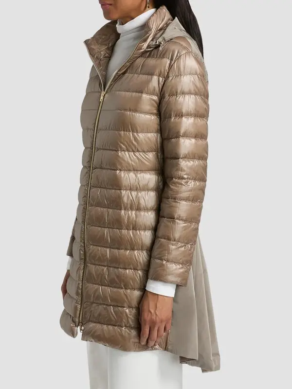Herno Shiny Nylon High-low Jacket