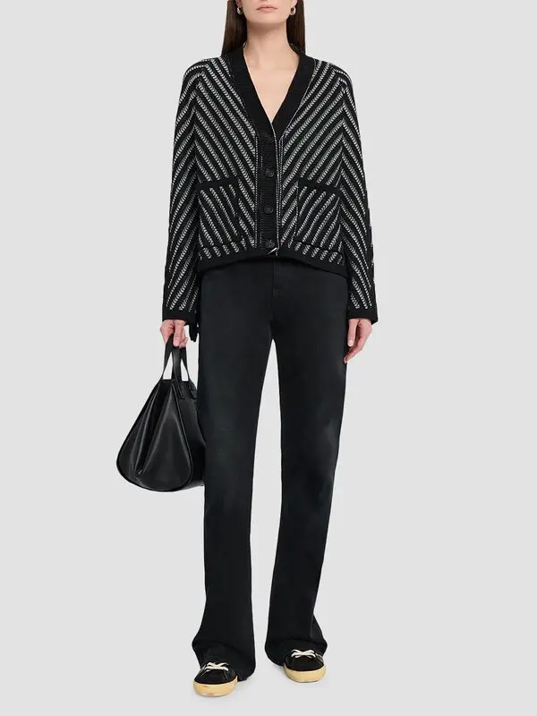 GOLDEN GOOSE Journey Olidia Fringed Cardigan