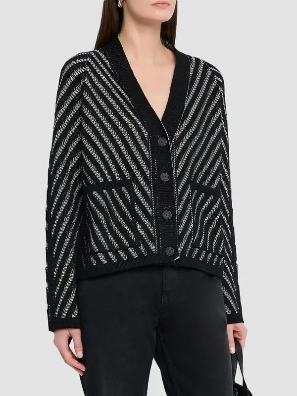 GOLDEN GOOSE Journey Olidia Fringed Cardigan
