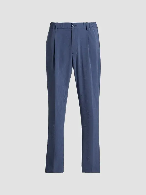 Herno Seersucker Pleat-front Pants