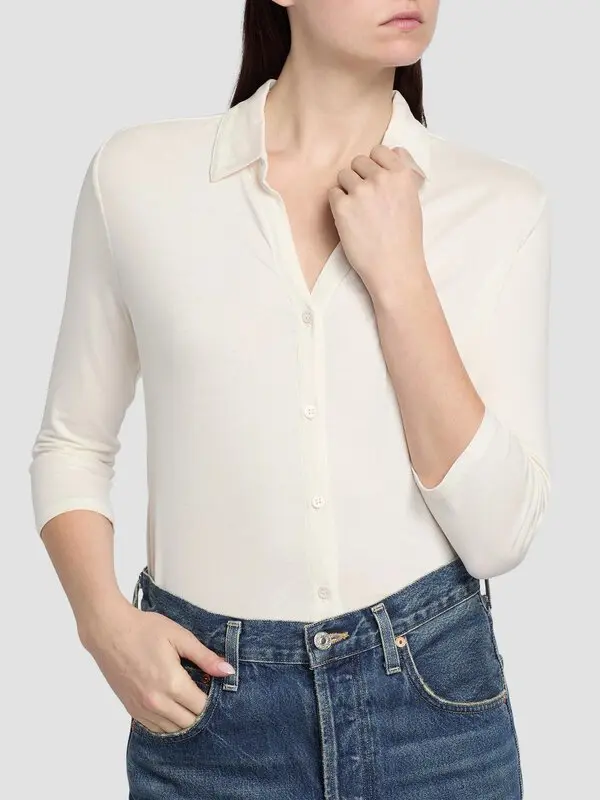 Majestic Filatures Soft Touch Semi-relaxed Shirt