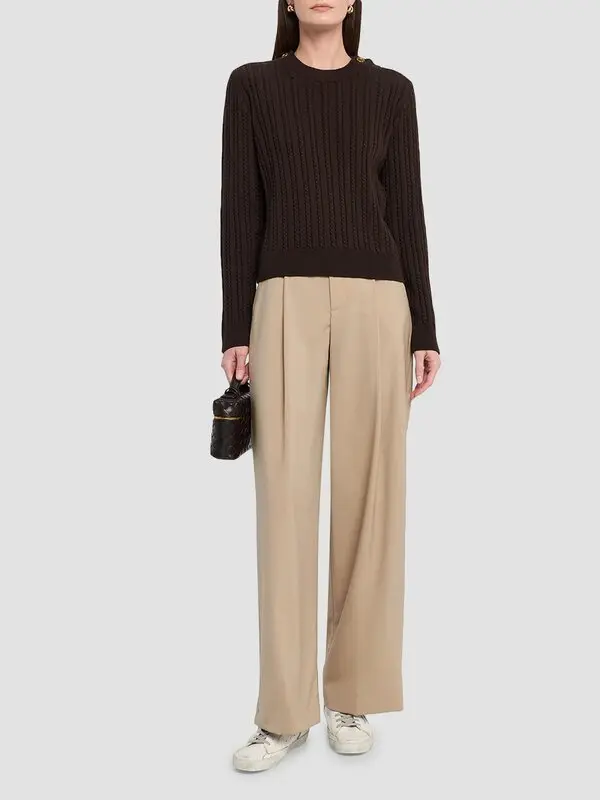 GOLDEN GOOSE Journey Ofra Cable-knit Sweater