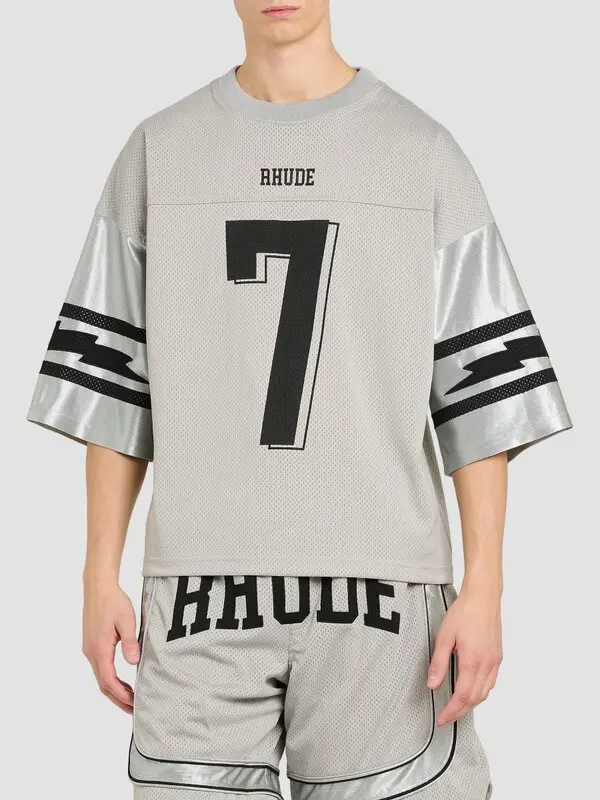 Rhude Lightning Football Jersey Tee
