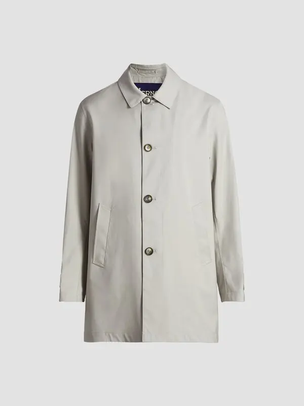 Herno Storm System Virgin Wool Trench Coat