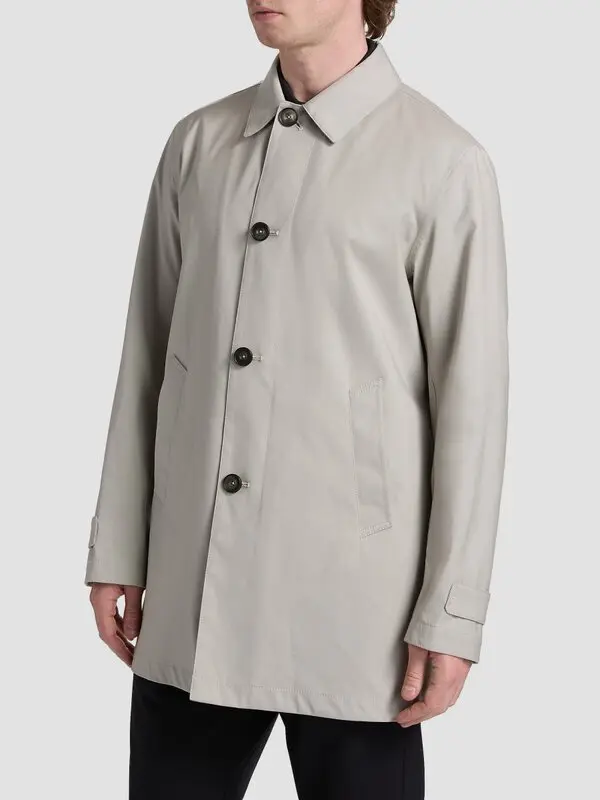 Herno Storm System Virgin Wool Trench Coat
