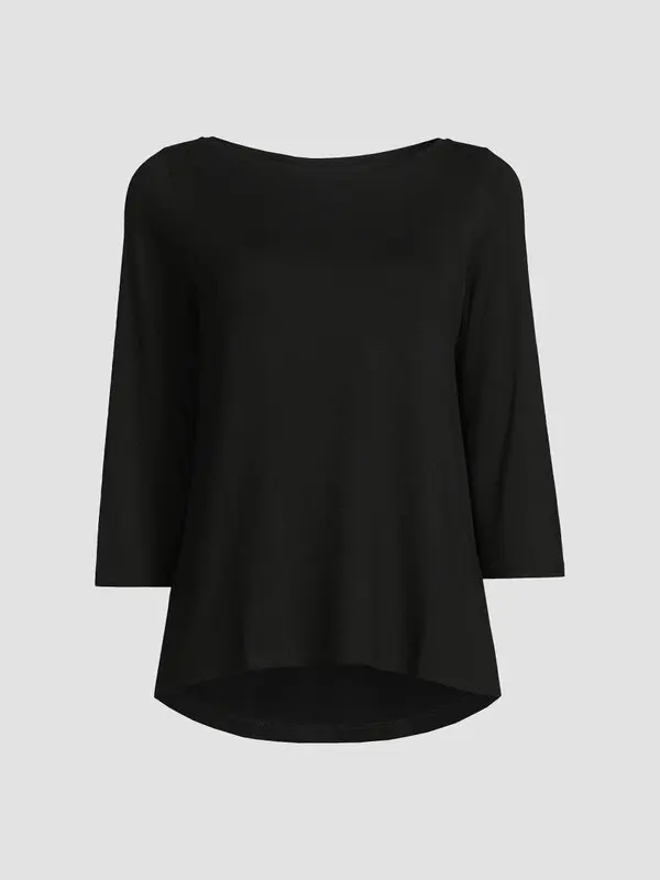 Majestic Filatures Soft Touch Pleated Back Top