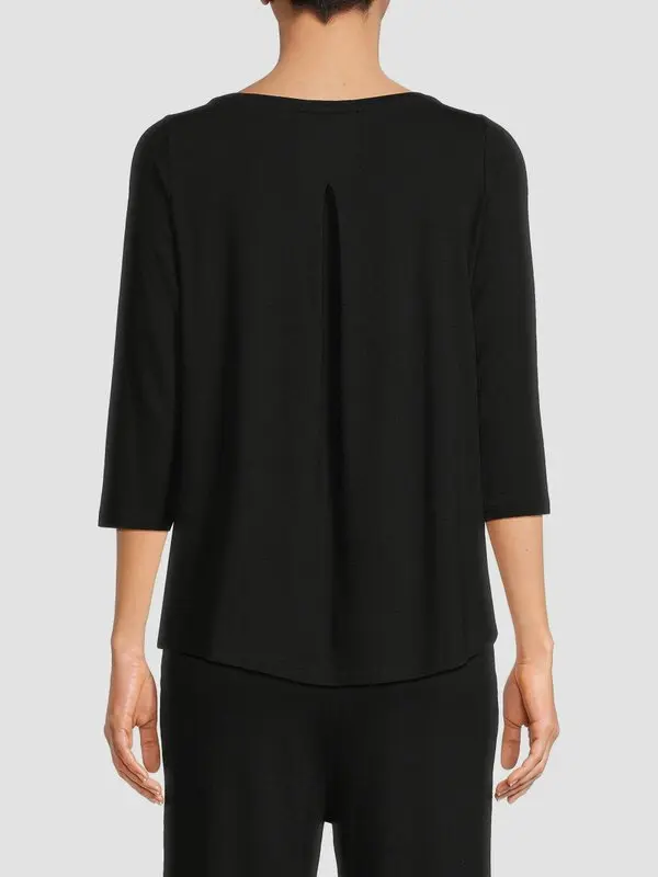 Majestic Filatures Soft Touch Pleated Back Top