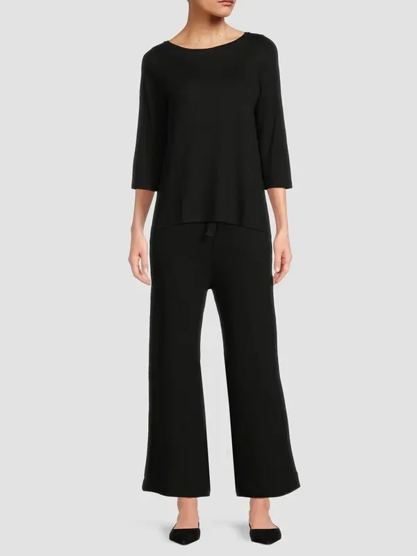 Majestic Filatures Soft Touch Pleated Back Top