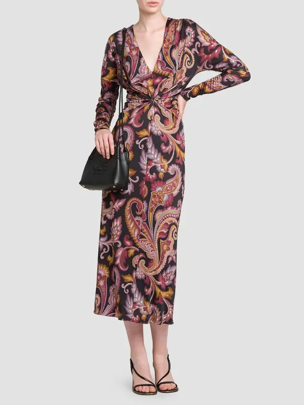 Etro Extra-small Libra Leather Shopper Tote Bag