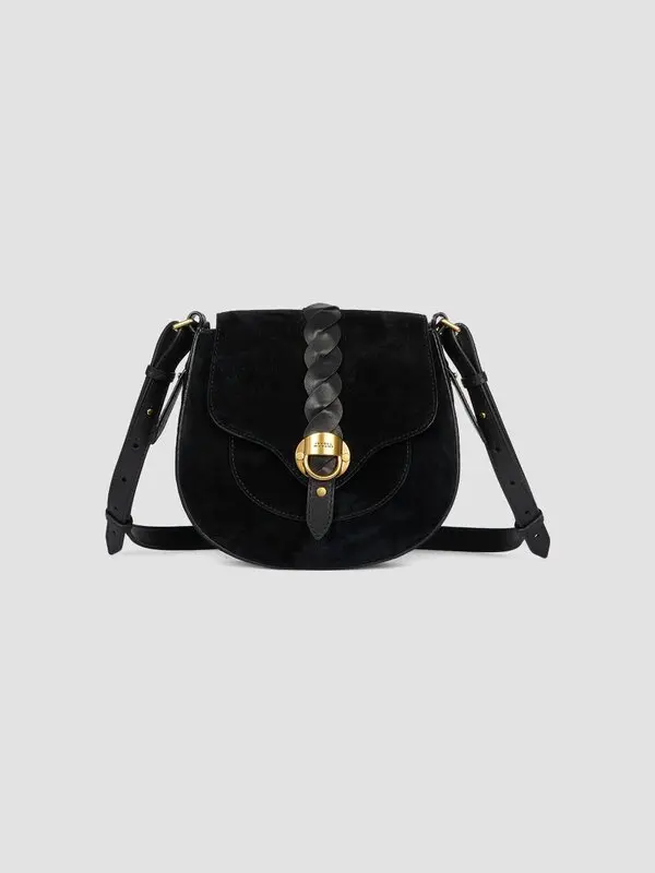 Isabel Marant Étoile Small Altay Suede Crossbody Bag - Black