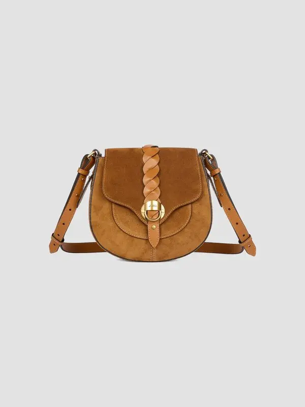 Isabel Marant Étoile Small Altay Suede Crossbody Bag - Cognac