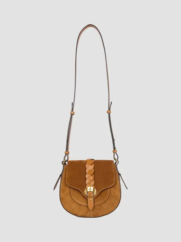 Isabel Marant Étoile Small Altay Suede Crossbody Bag - Cognac