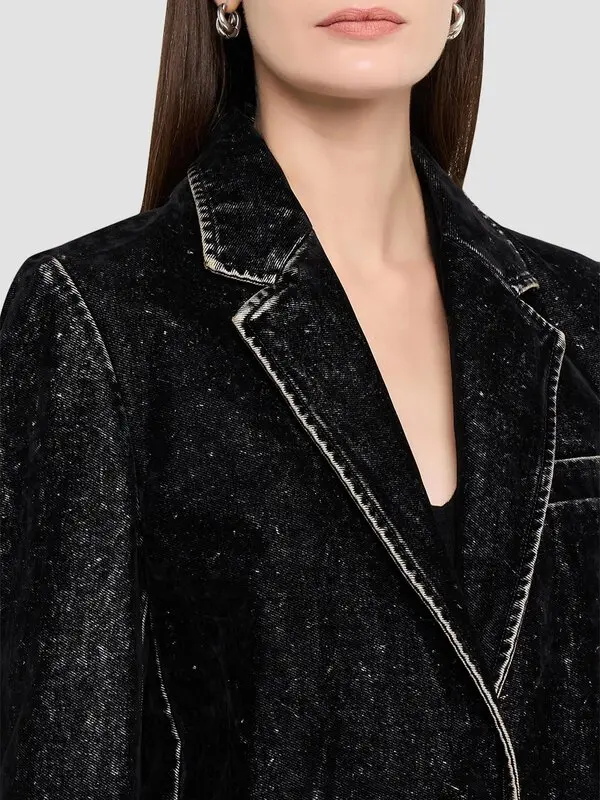 GOLDEN GOOSE Journey Velvet-effect Jacket