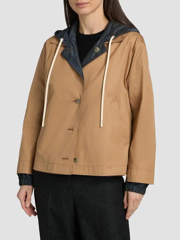 Herno Cotton & Techno Taffeta Reversible Jacket