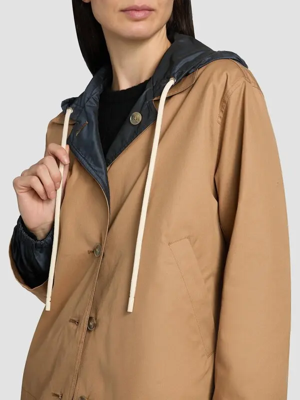 Herno Cotton & Techno Taffeta Reversible Jacket