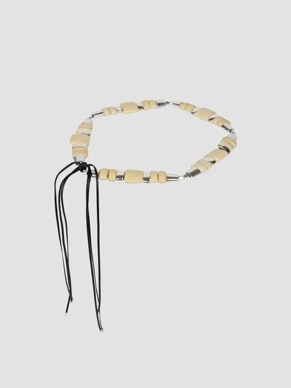 Isabel Marant Étoile Rosly Bead & Leather Self-tie Belt