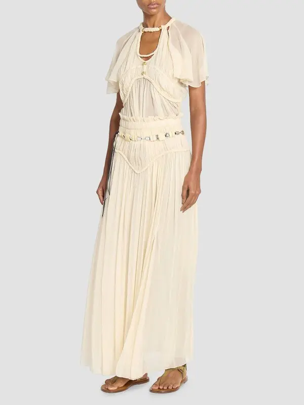 Isabel Marant Étoile Rosly Bead & Leather Self-tie Belt