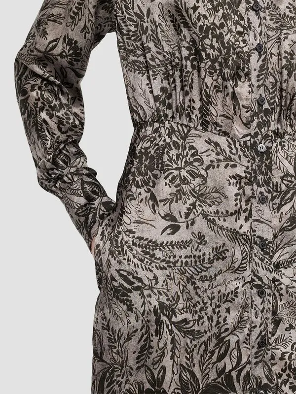 GOLDEN GOOSE Golden Floral A-line Shirtdress