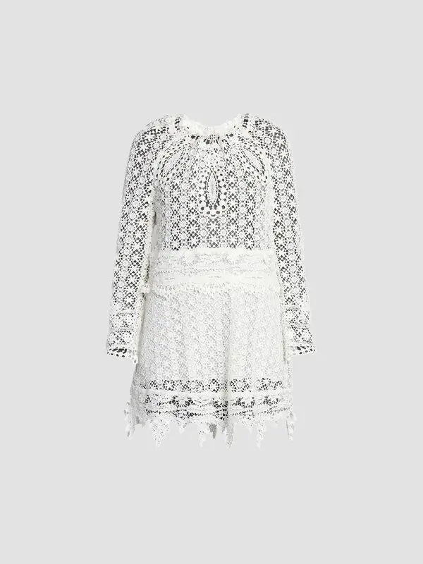 Isabel Marant Étoile Hizene Lace Cotton Minidress
