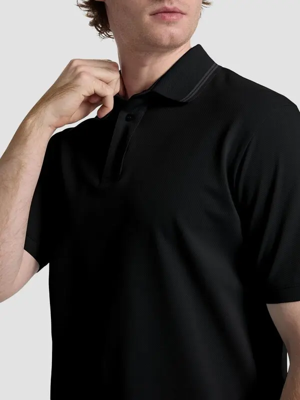 Herno Knit Cotton Polo Shirt - Blue Navy