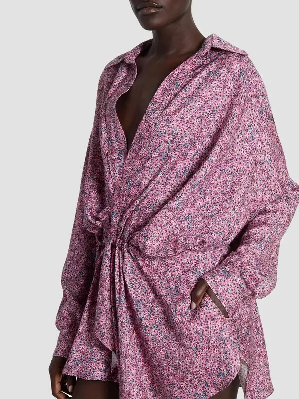 Isabel Marant Étoile Harmony Silk-blend Minidress