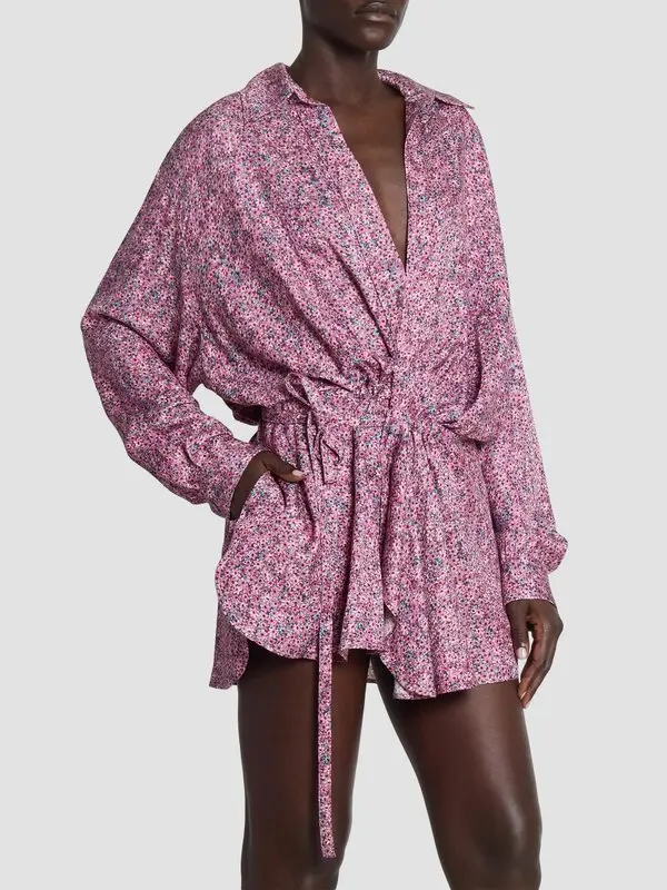 Isabel Marant Étoile Harmony Silk-blend Minidress