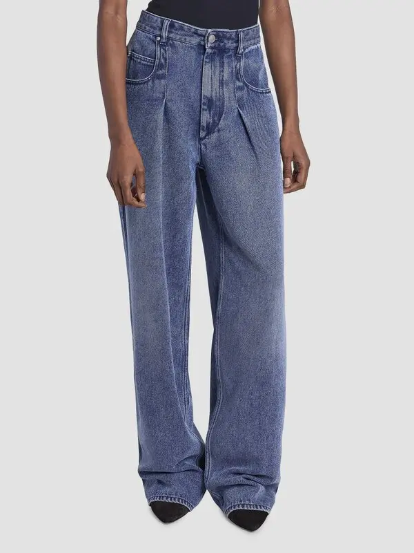 Isabel Marant Étoile Rodayna Denim Straight Jeans