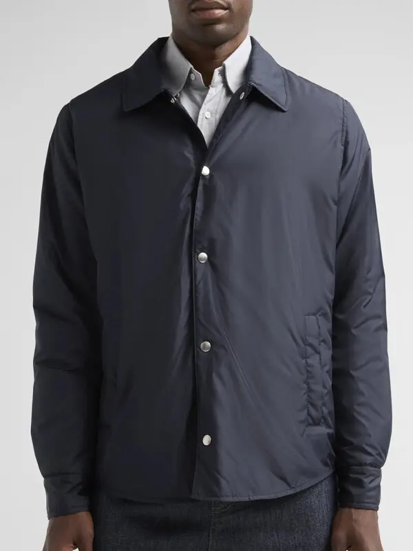 SLOWEAR Teknosartorial Button-front Jacket - Dark Blue